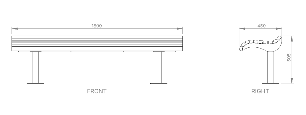 Albert Park Bench - Commercial Systems Australia
