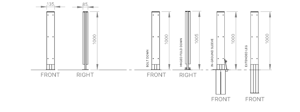 Alfresco Bollard - Commercial Systems Australia
