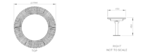 Berwick Circular Bench - Commercial Systems Australia