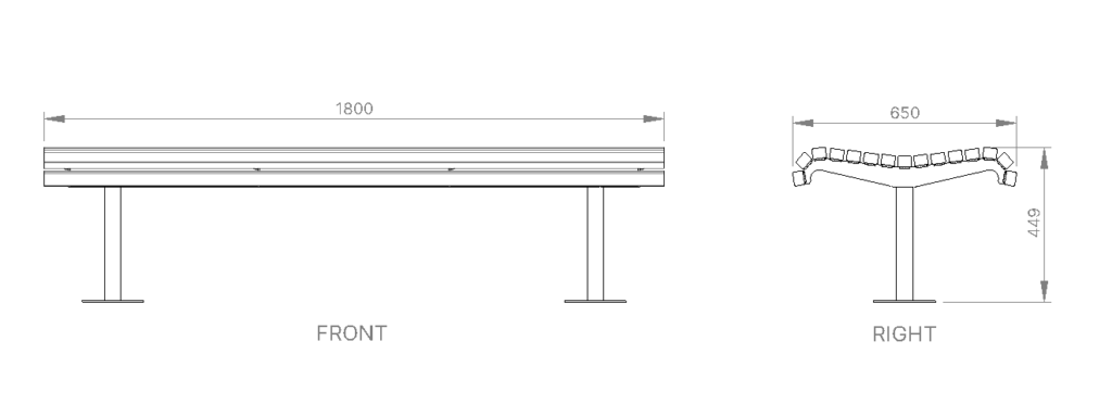 Contour Bench - Commercial Systems Australia