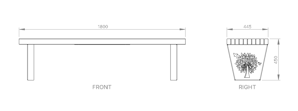 Flora Bench - Commercial Systems Australia