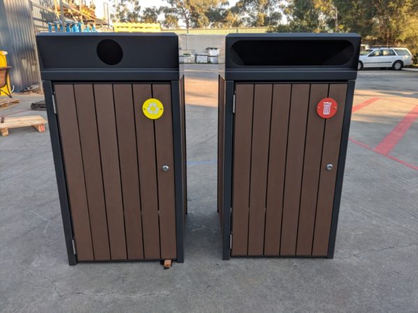 Timber Bin Enclosure 120L - Commercial Systems Australia