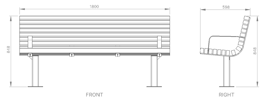 Park Seat - Commercial Systems Australia
